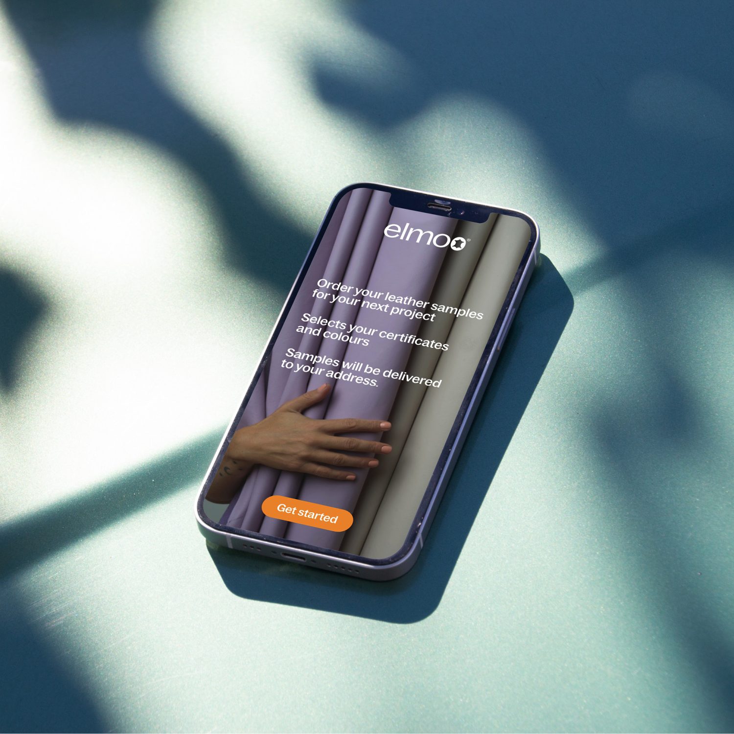 Elmo has launched a new app for ordering leather samples - Elmo