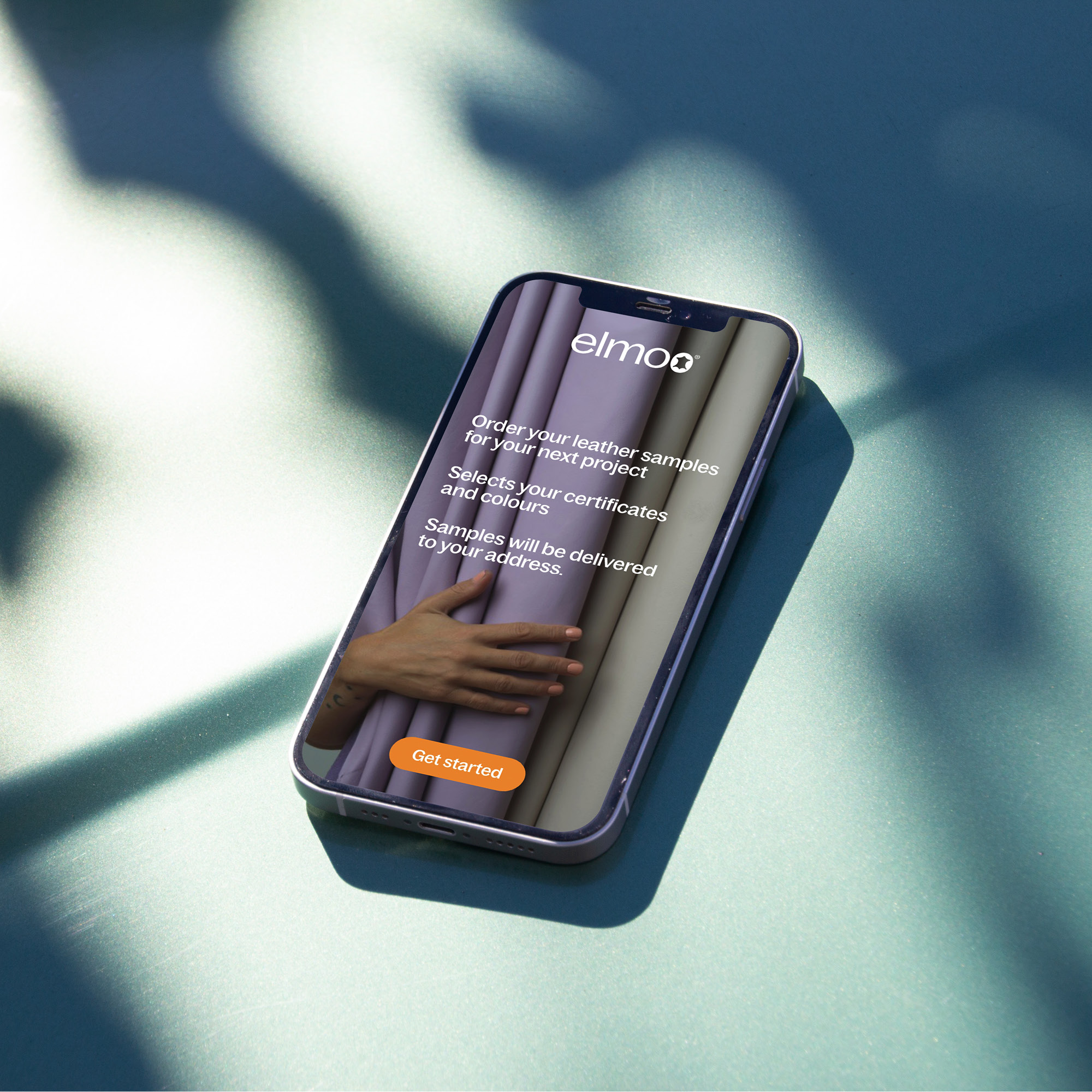 Elmo has launched a new app for ordering leather samples - Elmo